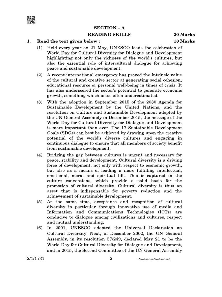 Discursive Passage Set 2 - 1 - 1 | PDF