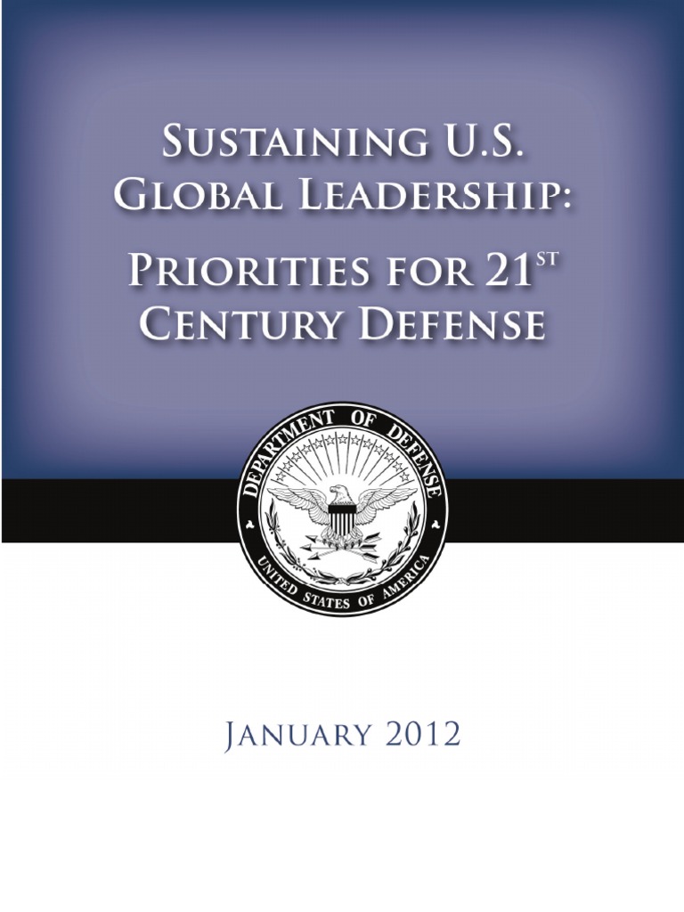 U.S. Defense Strategic Guidance | PDF | Social Science