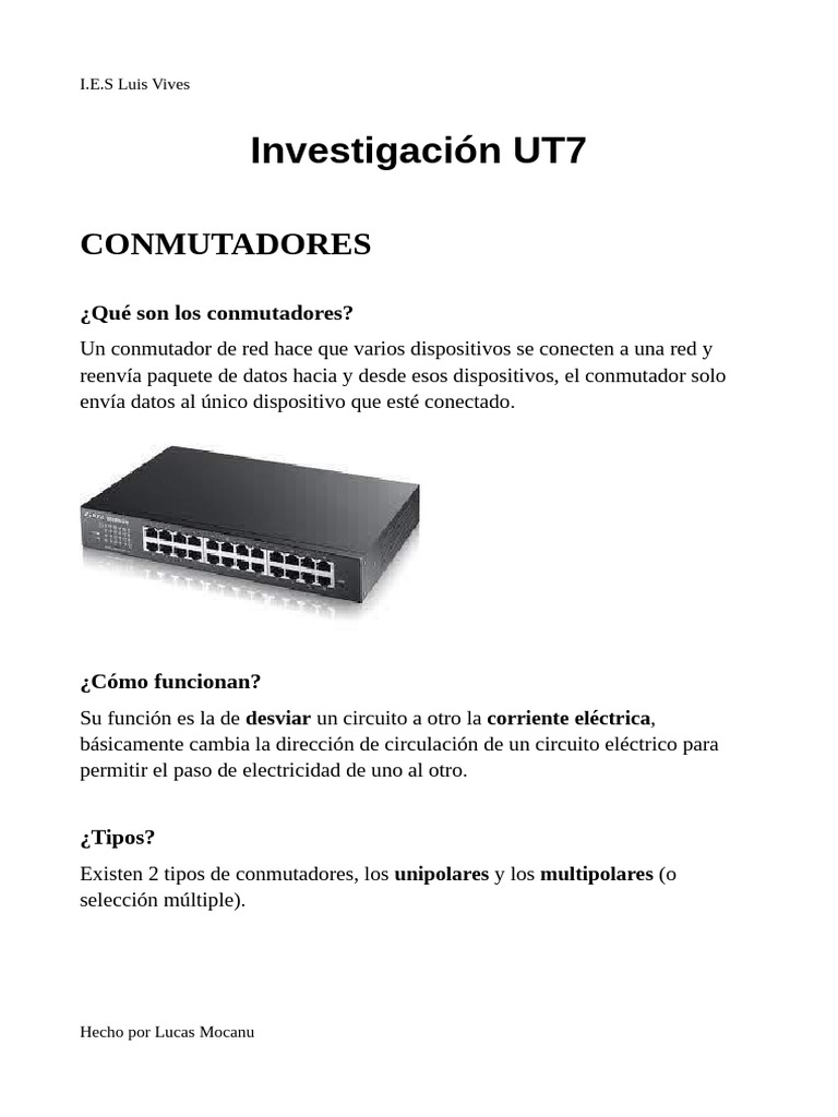 Investigación UT7 Lucas Mocanu | PDF