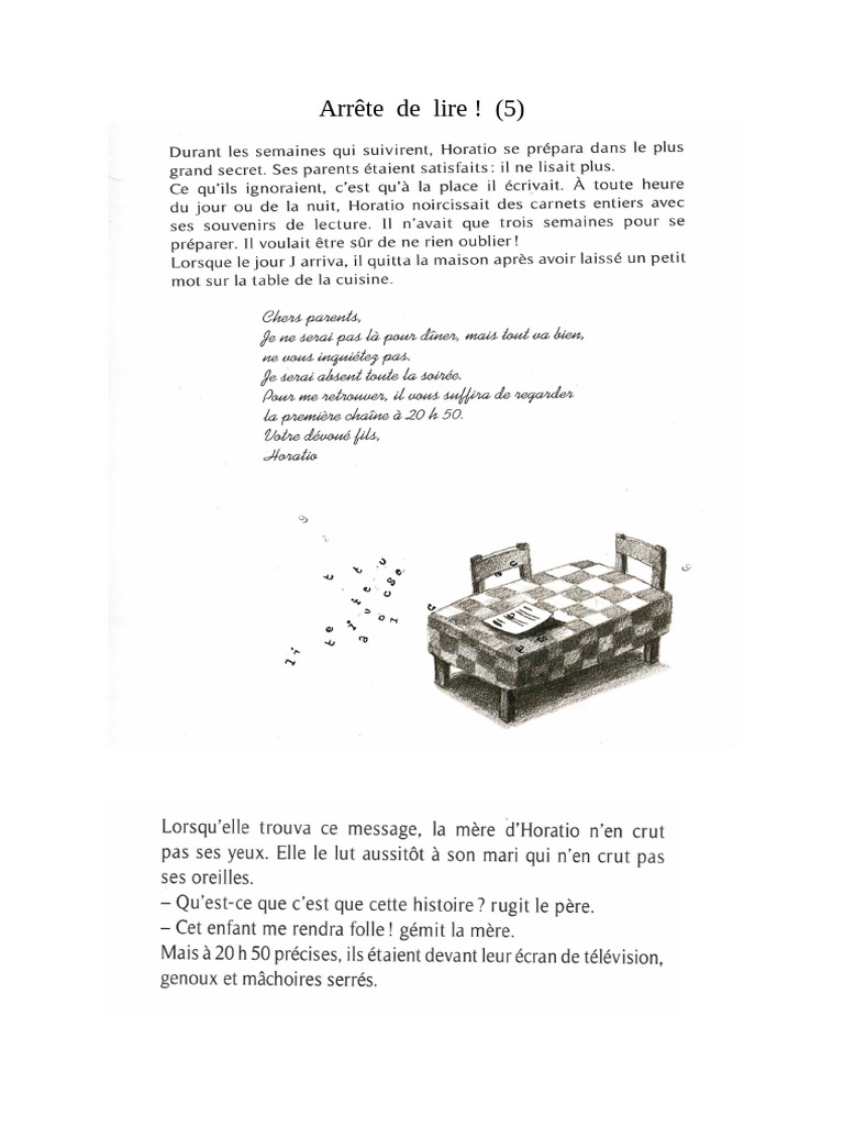 Arrête de Lire | PDF