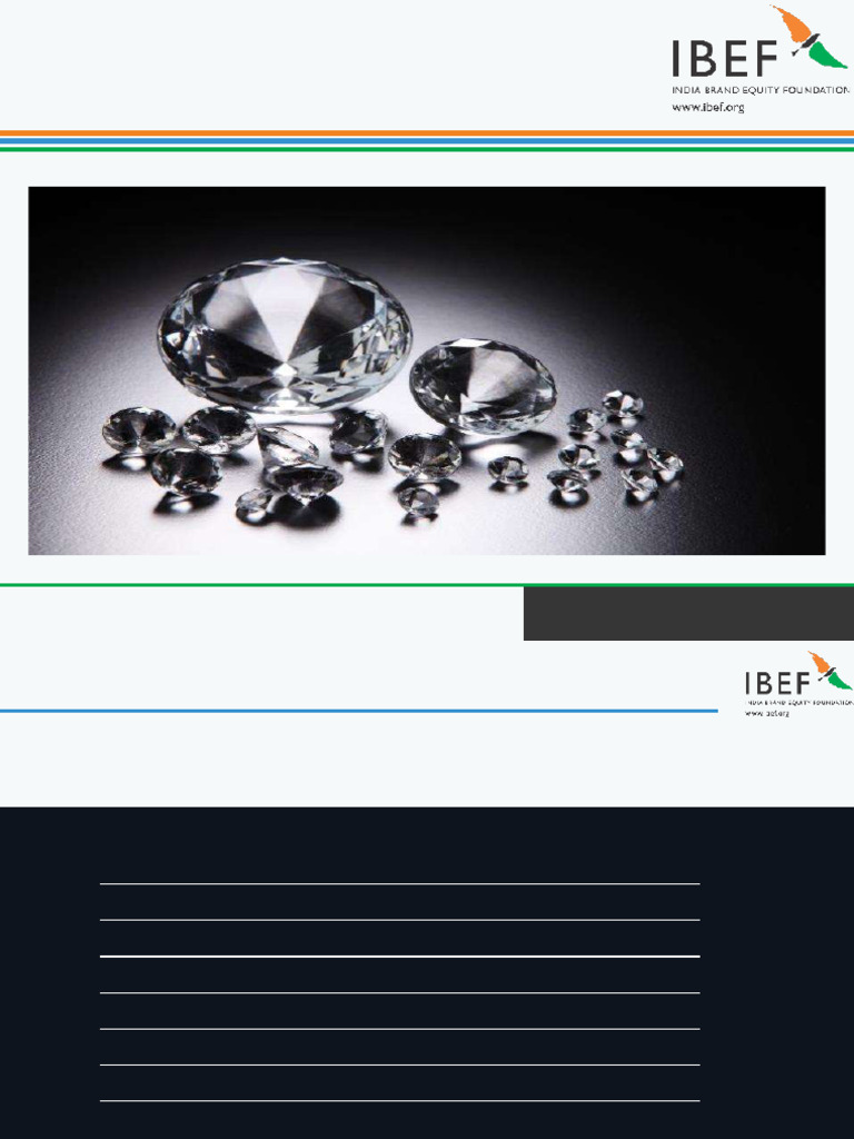 IBEF Gems and Jewellery August 2024 | PDF