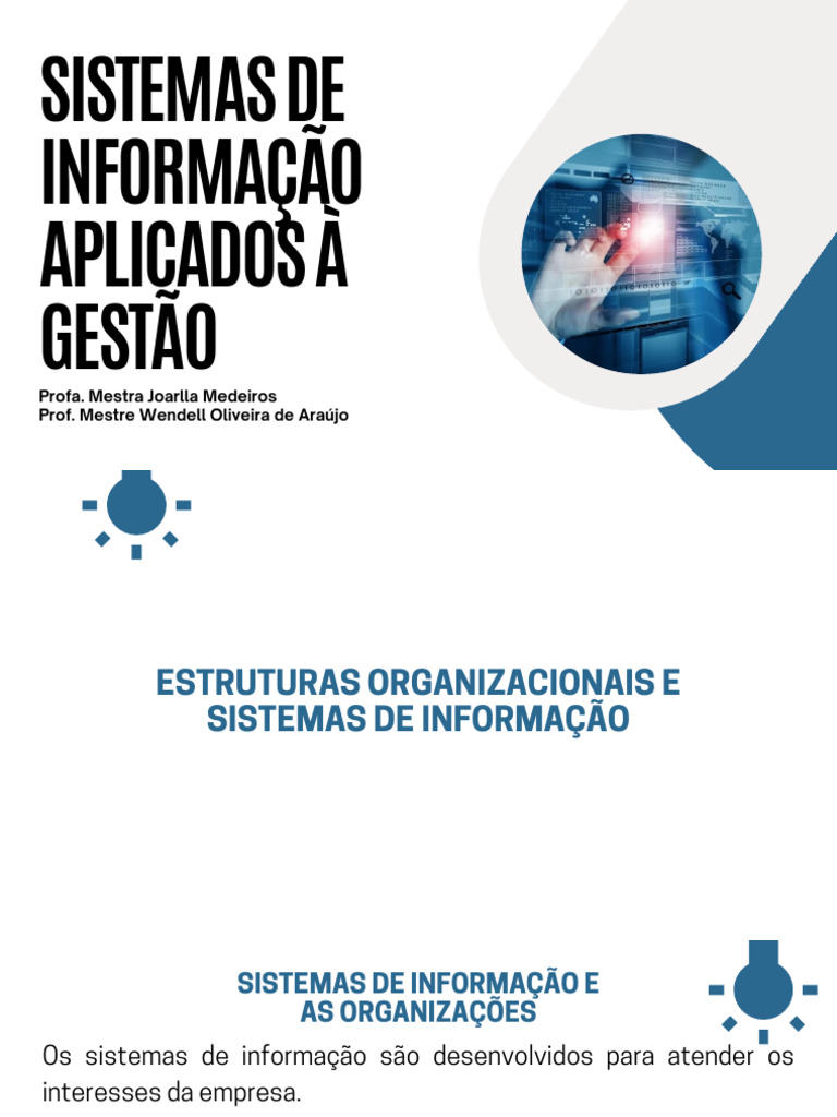 Aula 2 - Estruturas Organizacionais e Processo de Gerencia | PDF