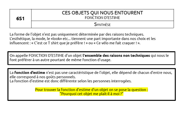 6S1 Synthese2 | PDF