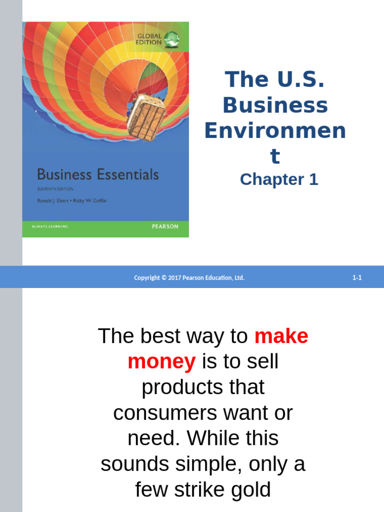 Chapter 1 - The U.S. Business Environment | PDF