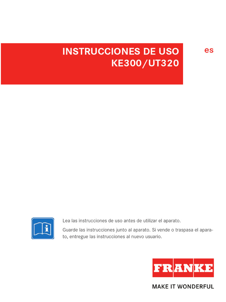 User Manual KE300 UT320 Es | PDF