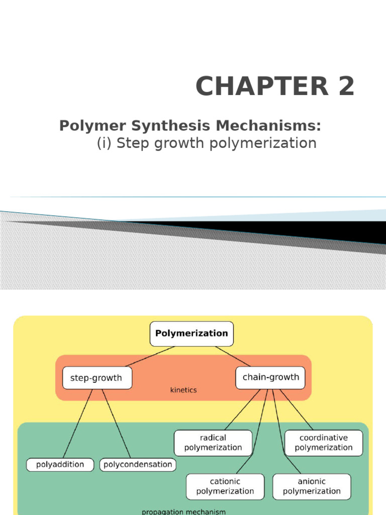Chap 2 Polymer Synthesis Mechanism (Step Chain Growth Polymerization | PDF