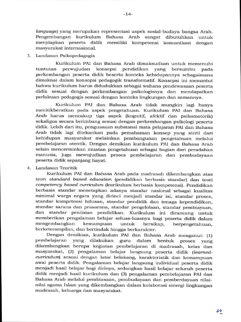 Salinan Kma-2019-183 Kurikulum Pendidikan Agama Islam (PAI) Dan Bahasa Arab Pada Madrasah - 017 ...