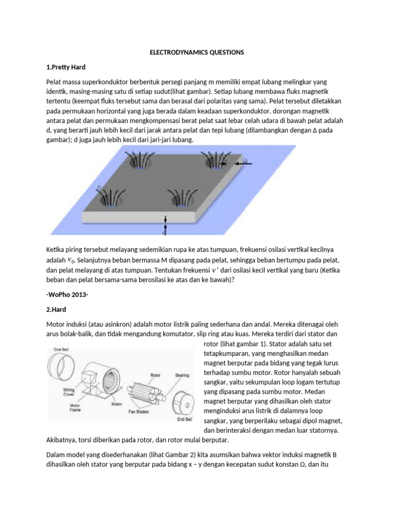 ELECTRODYNAMICS QUESTIONS | PDF