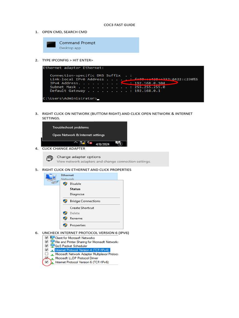 Coc3 Fast Guide2 | PDF