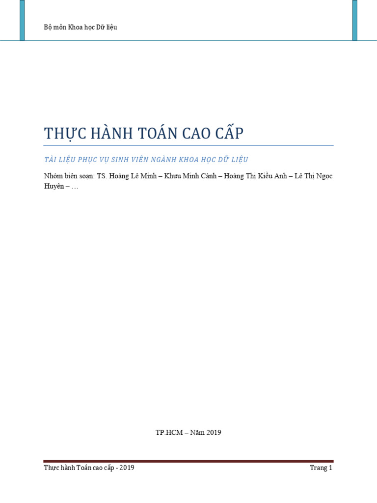Toan - cao - cap0.99a - Cảnh - Chuong - 09 - tuan10 - Final | PDF