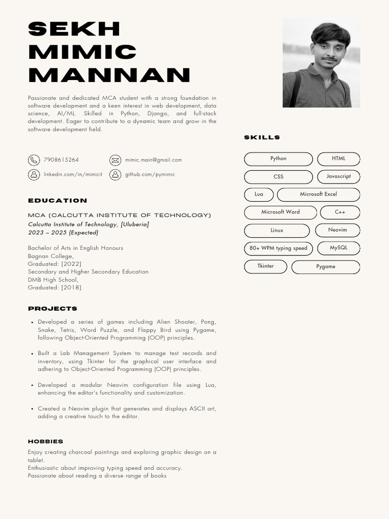 Sekh Mimic Mannan | PDF