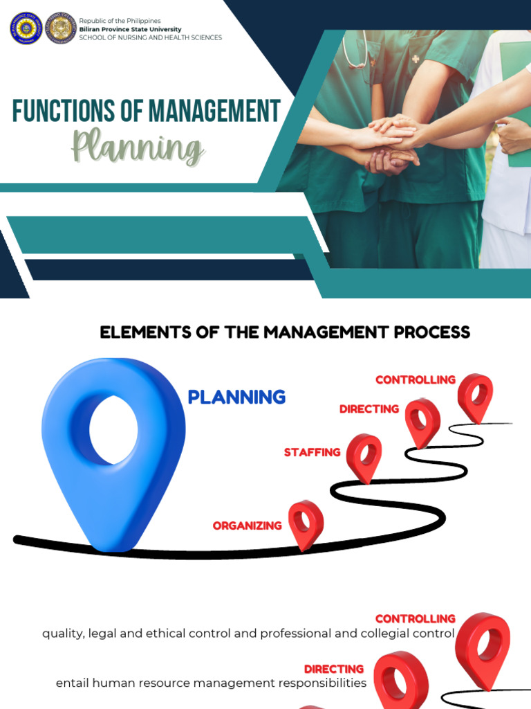 NCM 119 (Functions of Management PLANNING) | PDF