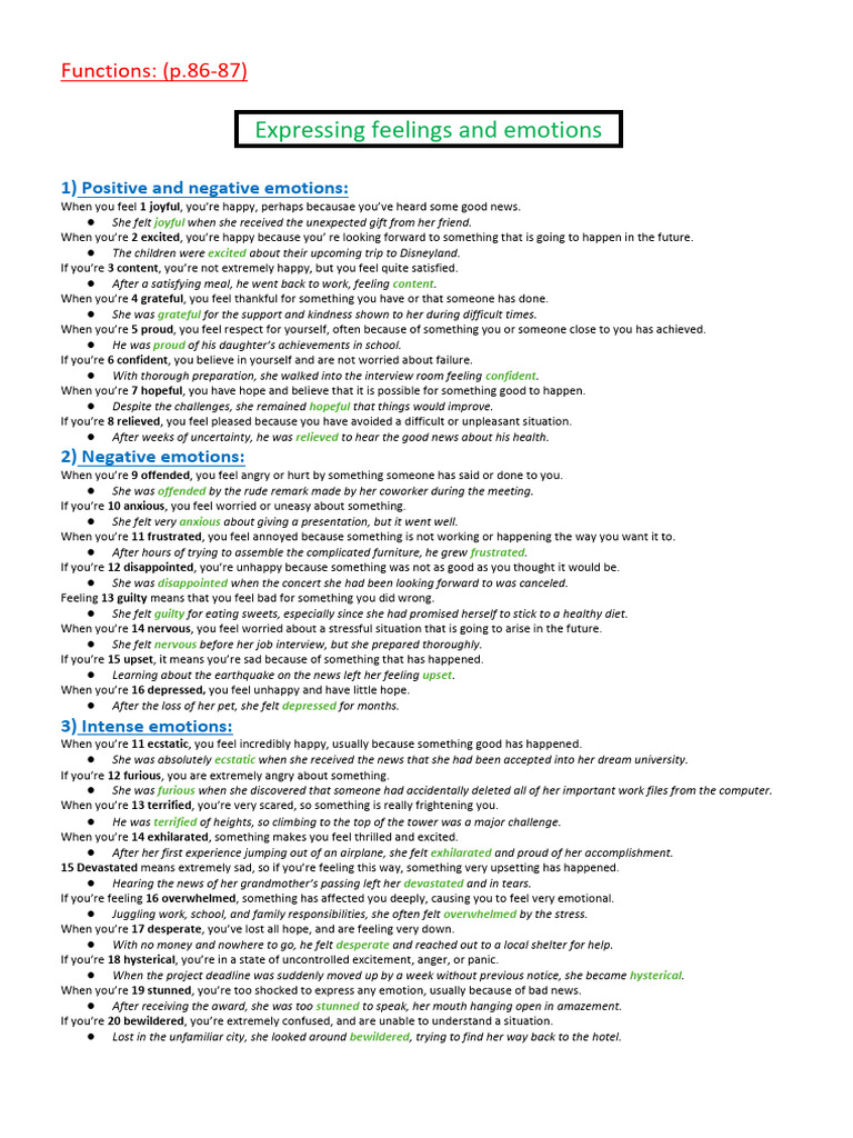 Functions (P. 86 - 87) | PDF
