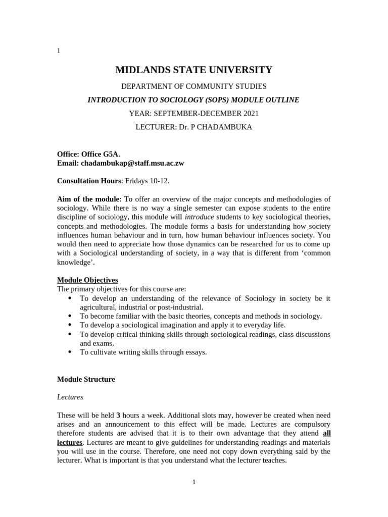 SOPS_101_MODULE_OUTLINE_2021 | PDF SOPS_101_MODULE_OUTLINE_2021 | PDF