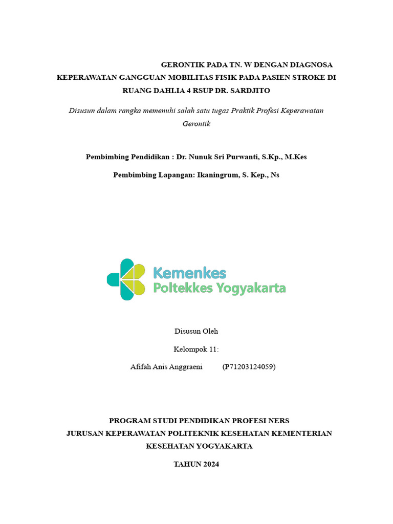 LP Stroke Gerontik | PDF