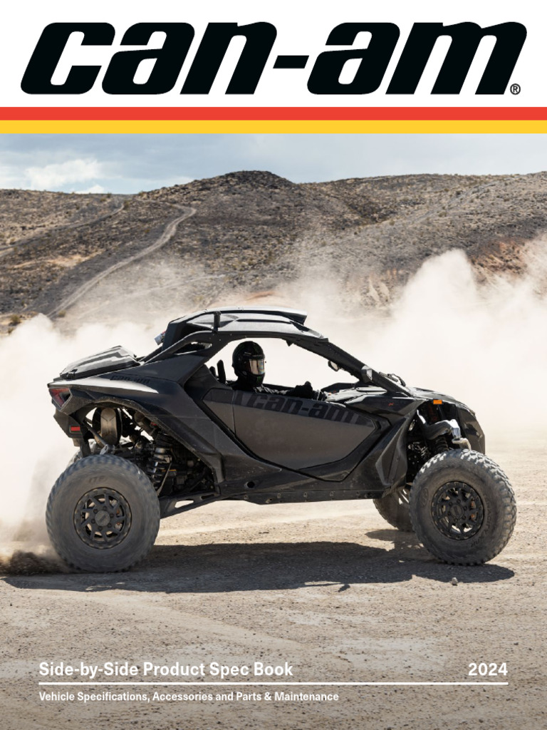 2024 Can Am Specs Off Road | PDF | Four Wheel Drive | Brake
