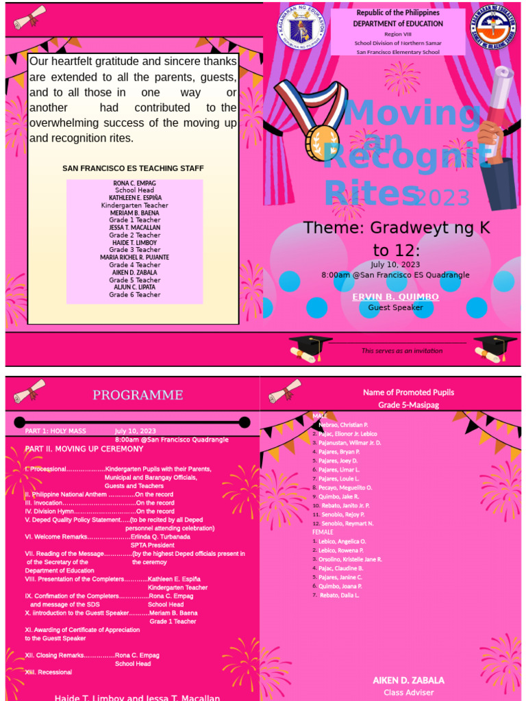 Recognition Program | PDF