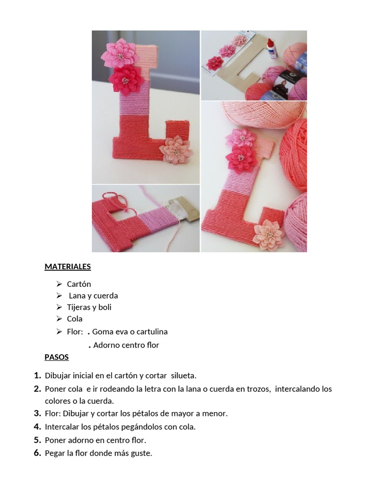 Materiales Letra | PDF