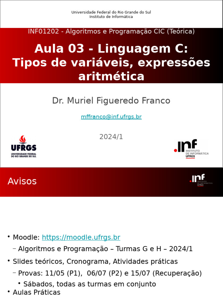 T03 LinguagemC | PDF