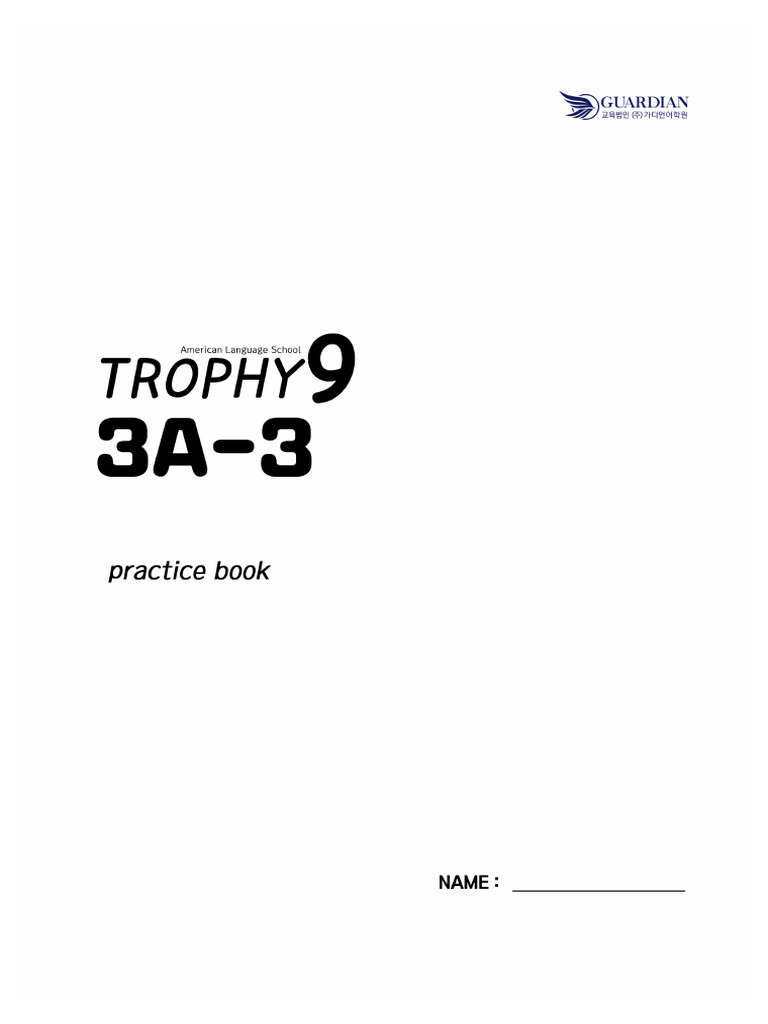 3a 03 - Practice Book_ 답지 | PDF