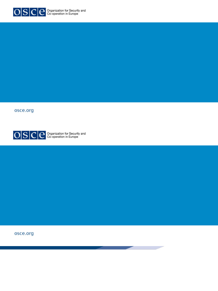 OSCE - Presentation - Template (16x9) | PDF