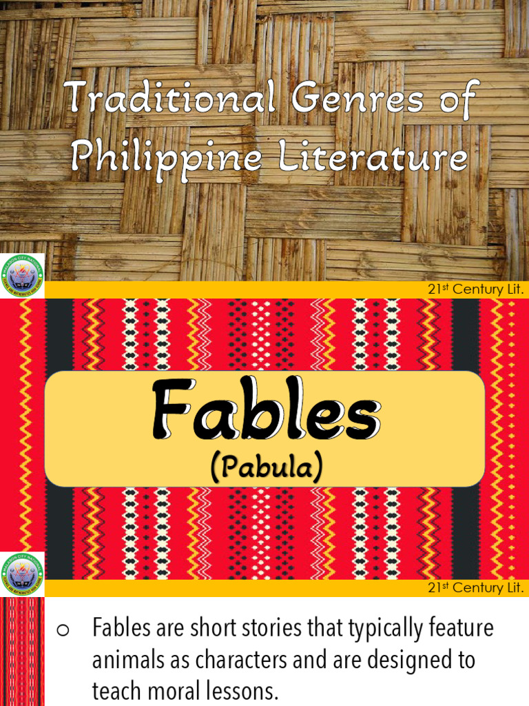 Traditional Genres of Philippine Literature | PDF