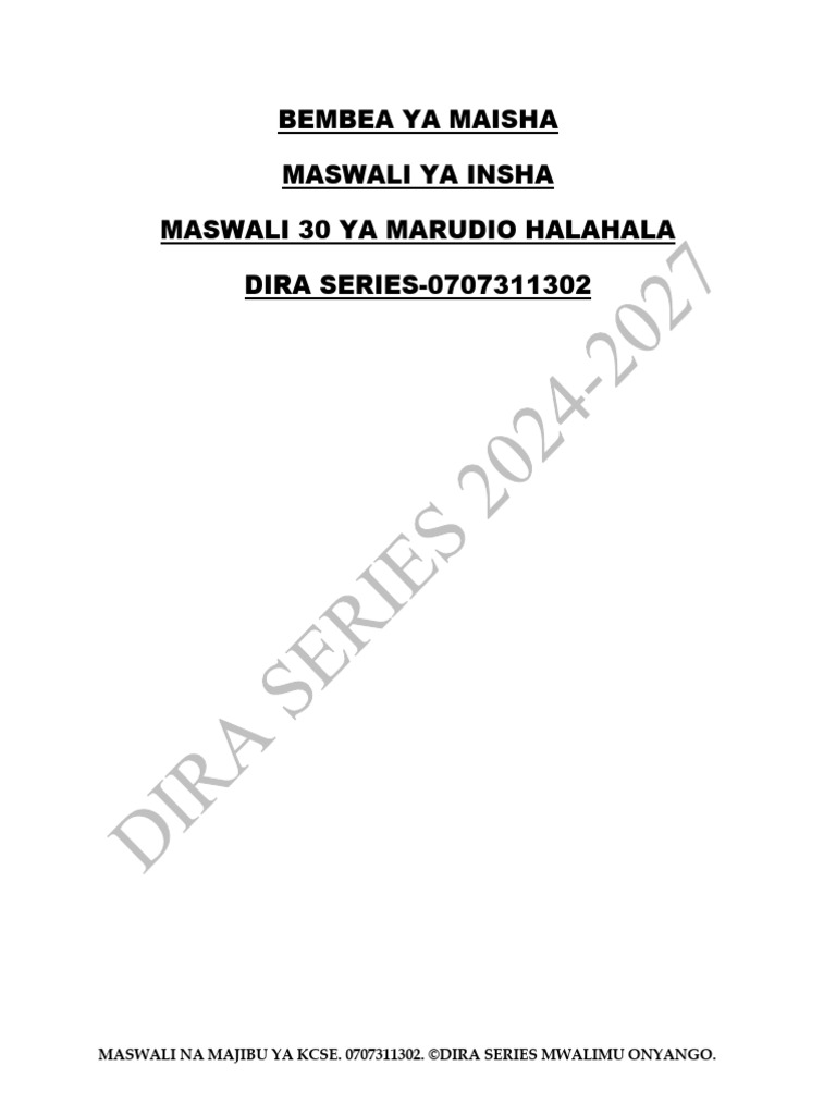 Bembea Insha | PDF