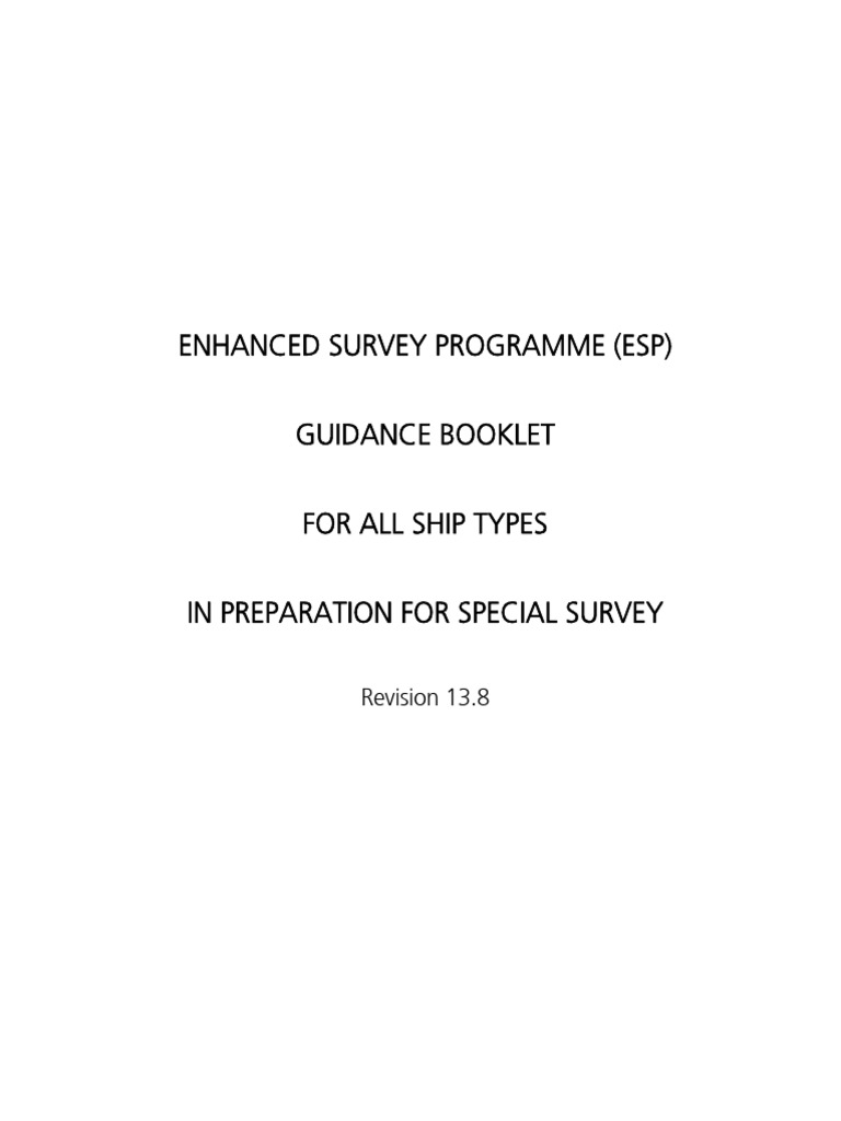 ESP Guidance For All Ships | PDF