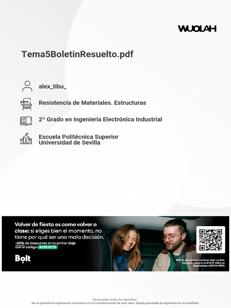 Wuolah Free Tema5BoletinResuelto | PDF