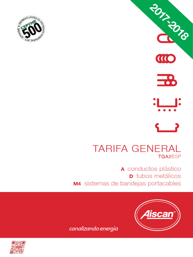 Tarifa AISCAN - 2019 | PDF