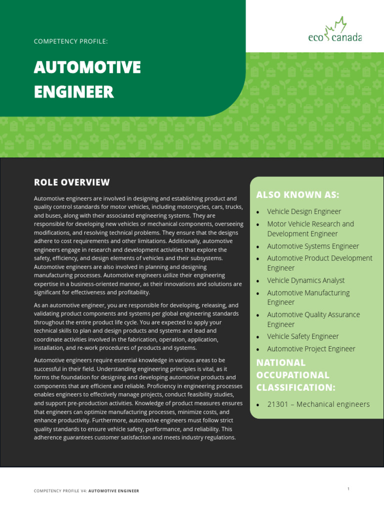 Automotive-Engineer GRAPHICS V1 MB | PDF | Engineering | Reliability ...