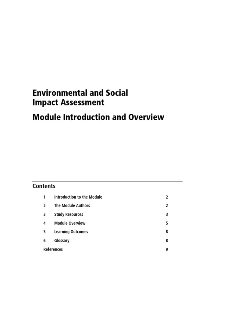 Modul Esia | PDF