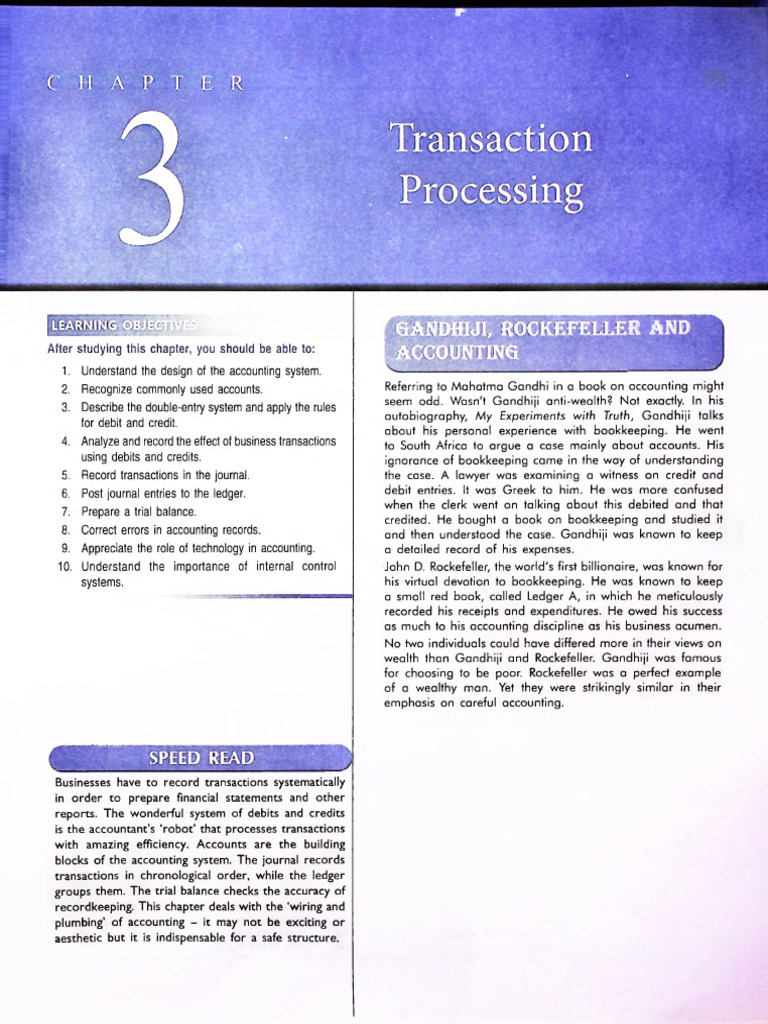 Chapter - 3 Transaction Processing | PDF
