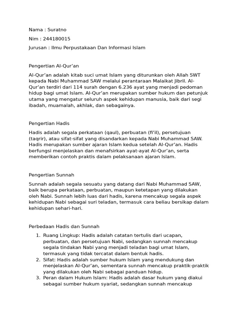 Rangkuman (Suratno) | PDF