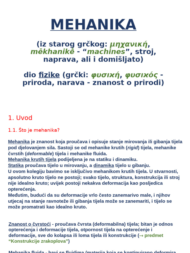 mehanika-01 | PDF