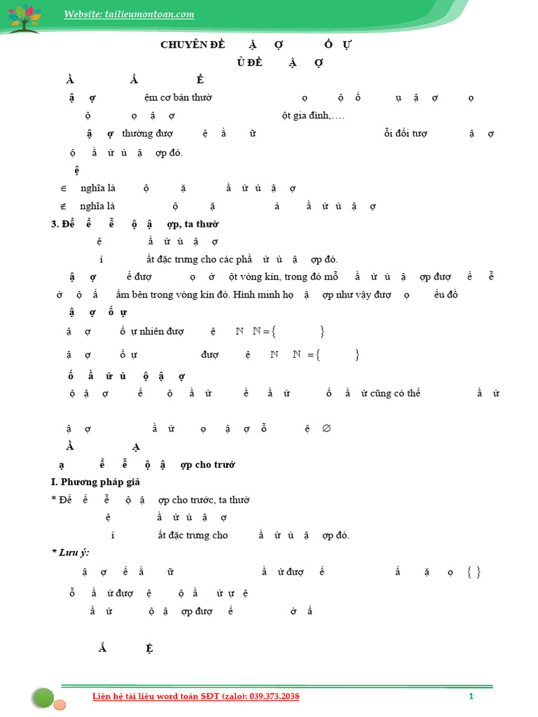 SÃ CH Ã N Táº P 6 HK1 | PDF