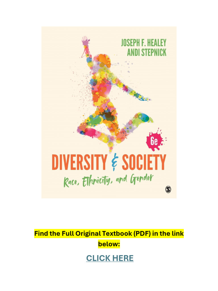 Diversity & Society Textbook PDF | PDF | Minority Group | Cultural ...