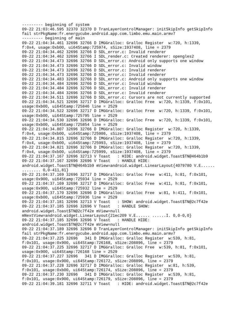 Limbolog | PDF | Operating System Families | Computing Platforms