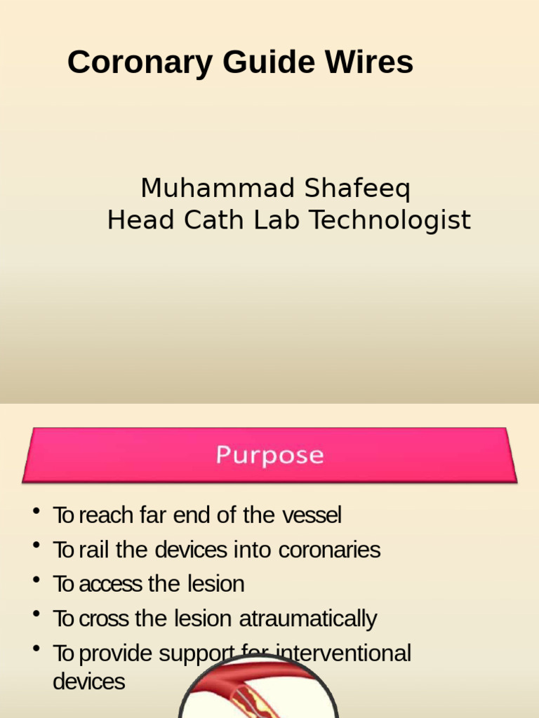 Coronary Guide Wires | PDF