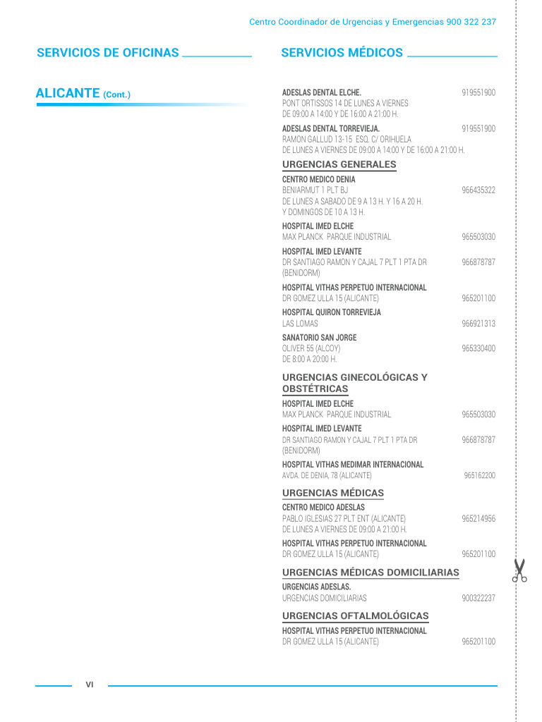 Cuadro Médico Adeslas MUFACE Madrid (2) 341 | PDF