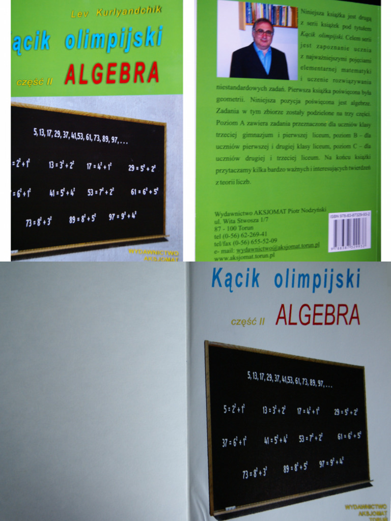 L.kurlyandchik - Kacik Olimpijski (CZ - II) Algebra | PDF