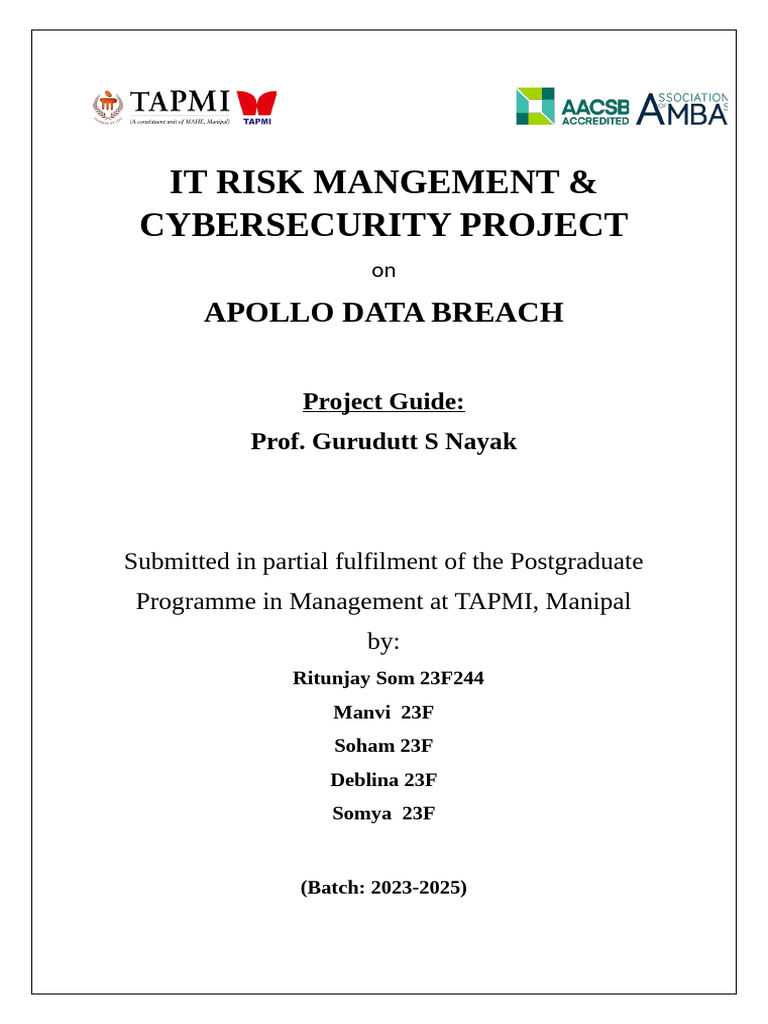 Apollo Data Breach 2018 | PDF