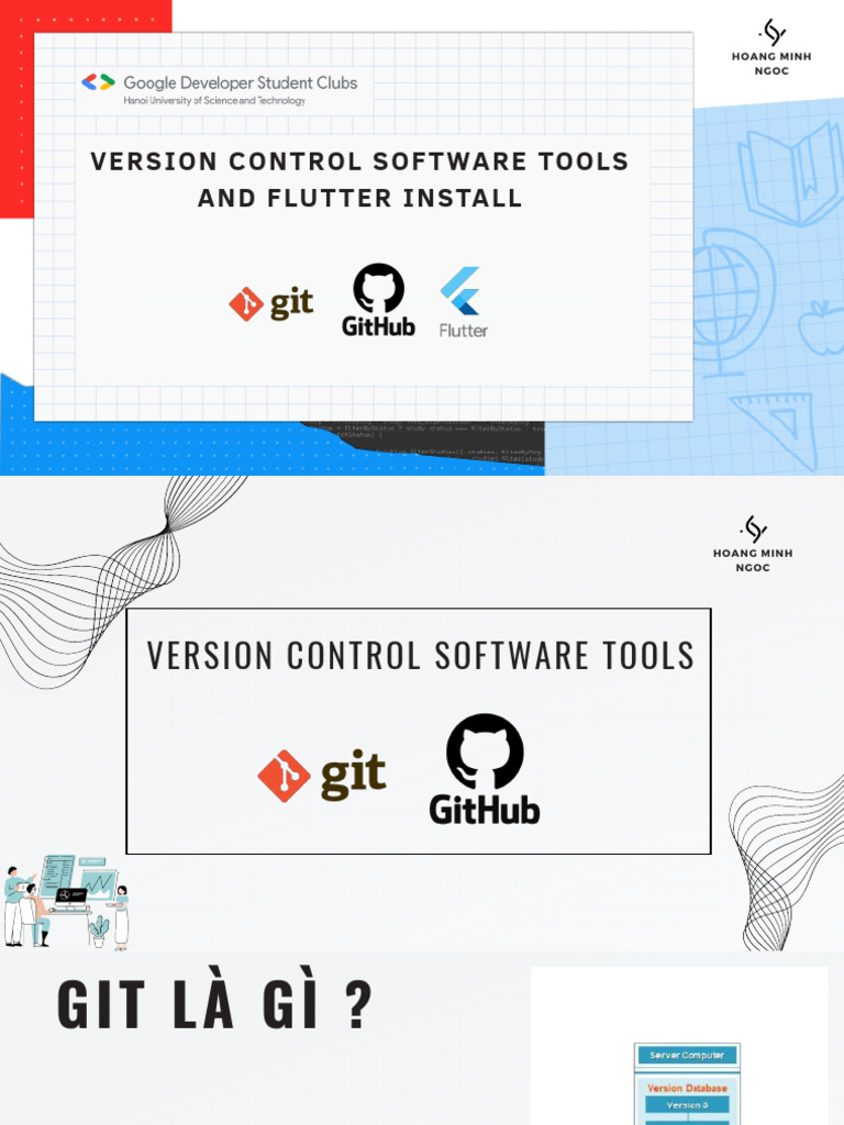 (Git & Github & FLUTTER) (MOBILE-GDSC) | PDF