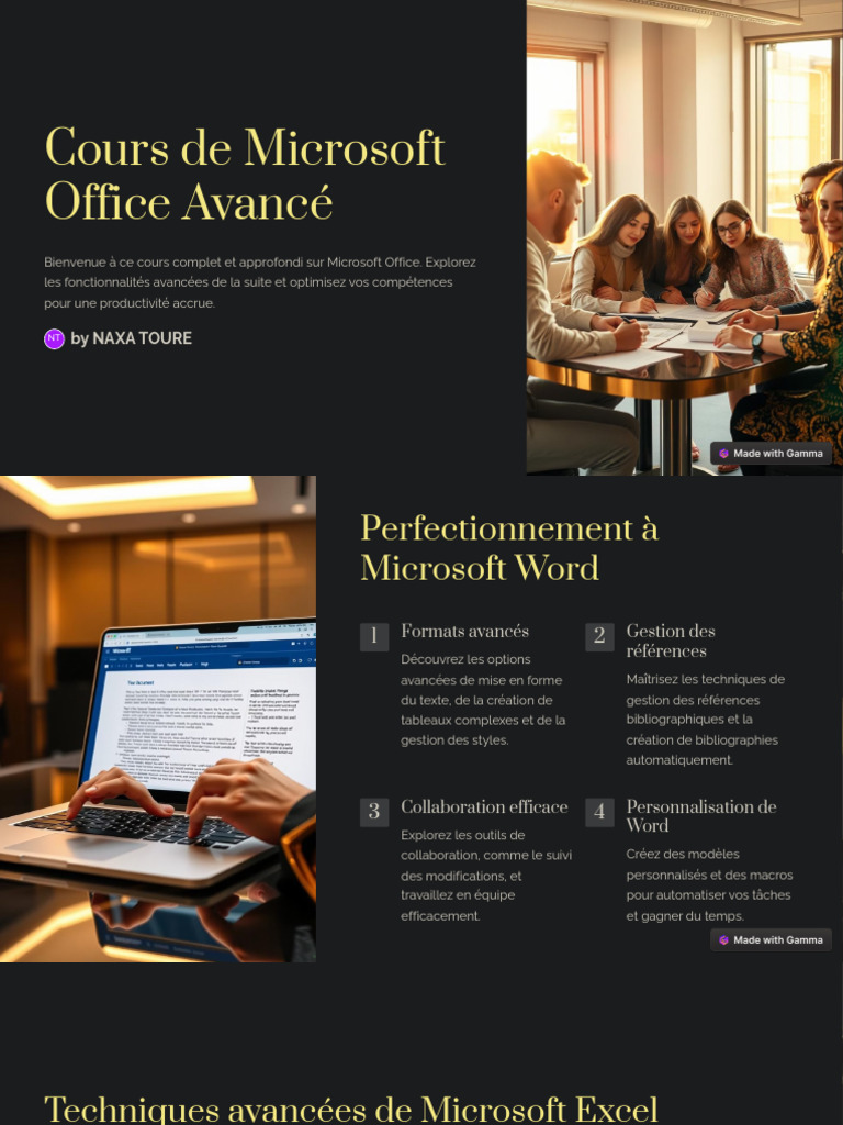 Cours de Microsoft Office Avance | PDF
