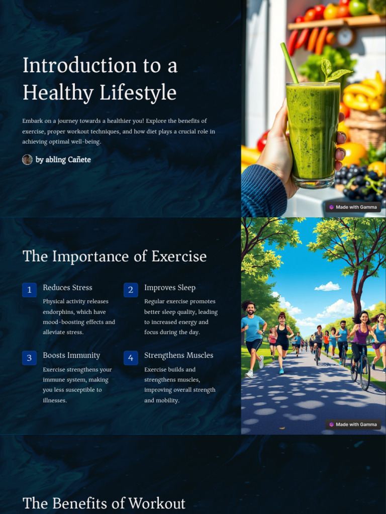 Introduction-to-a-Healthy-Lifestyle | PDF