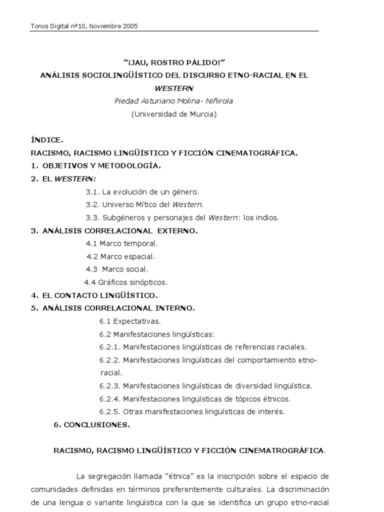 Jau! Rostro Palido | PDF | Racismo | Discriminación y relaciones raciales