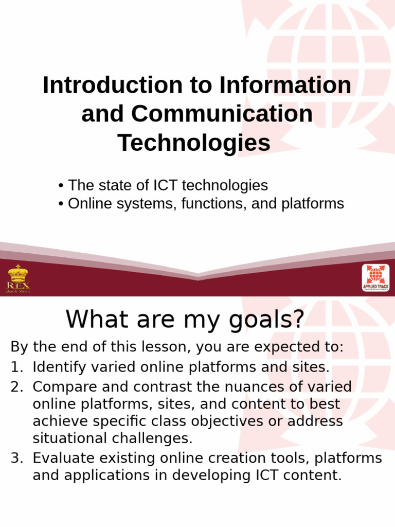 L1 Introduction To Information and Communication Technology | PDF