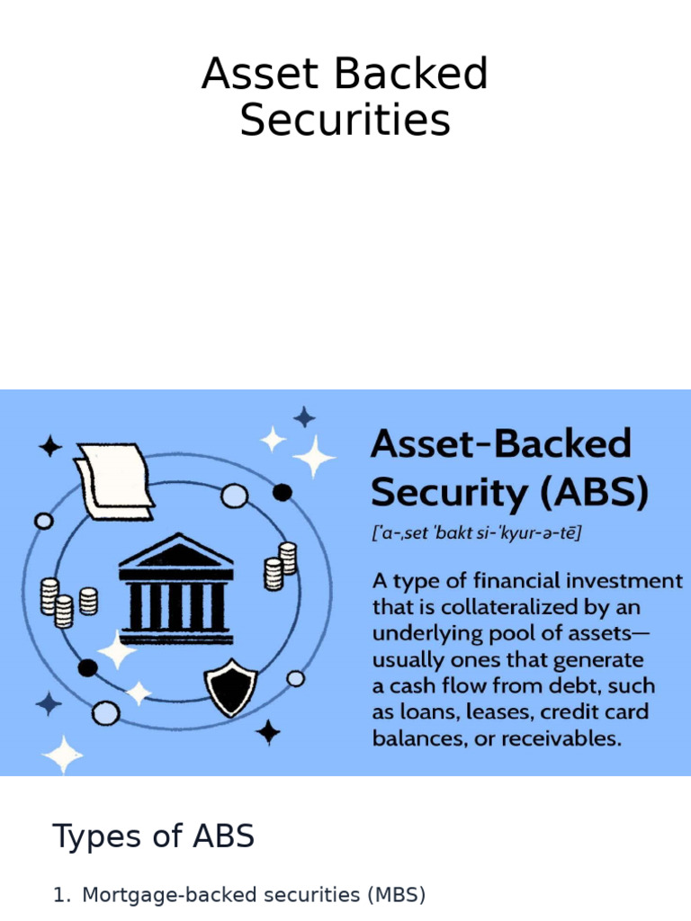 Asset Backed Securities | PDF