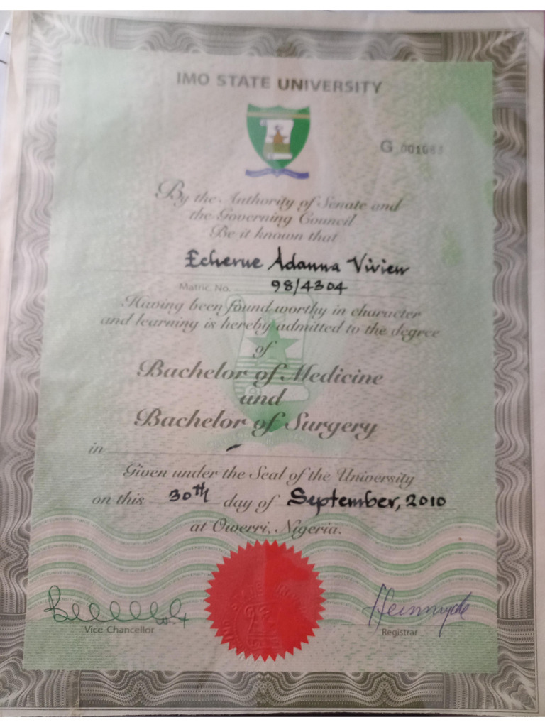 Primary Degree | PDF