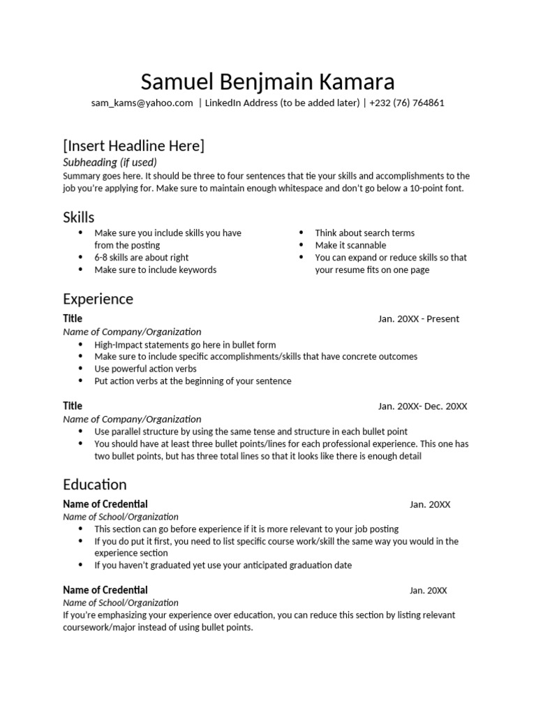 pc102 w02 Document Applicationactivity Resumetemplate | PDF